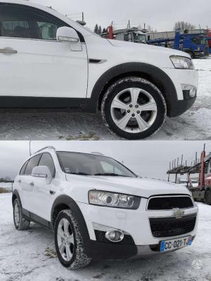 White Chevrolet Captiva 2012 in Taurage, with an engine capacity of 2.23 L and mileage of 160 thousand km for 4800 €, photo 8 on AUTOMOTO.COM.LV