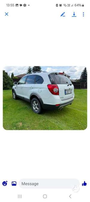 Balts Chevrolet Captiva 2012 Kauņa, ar dzinēja tilpumu 2.20 L un nobraukumu 220 tūkst. km par 3499 €, foto 8 vietnē AUTOMOTO.COM.LV