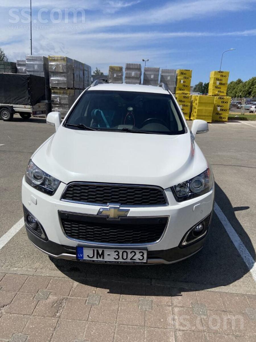 Balts Chevrolet Captiva 2014 Rīga, ar dzinēja tilpumu 2.20 L un nobraukumu 135 tūkst. km par 6500 €, foto 1 vietnē AUTOMOTO.COM.LV