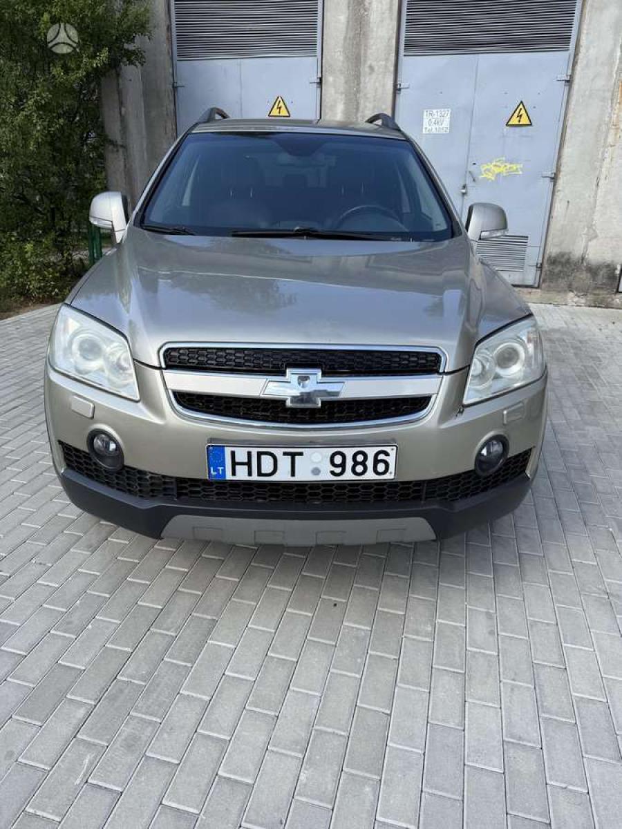 Dzeltens Chevrolet Captiva 2007 Viļņa, ar dzinēja tilpumu 2.00 L un nobraukumu 290 tūkst. km par 1650 €, foto 9 vietnē AUTOMOTO.COM.LV