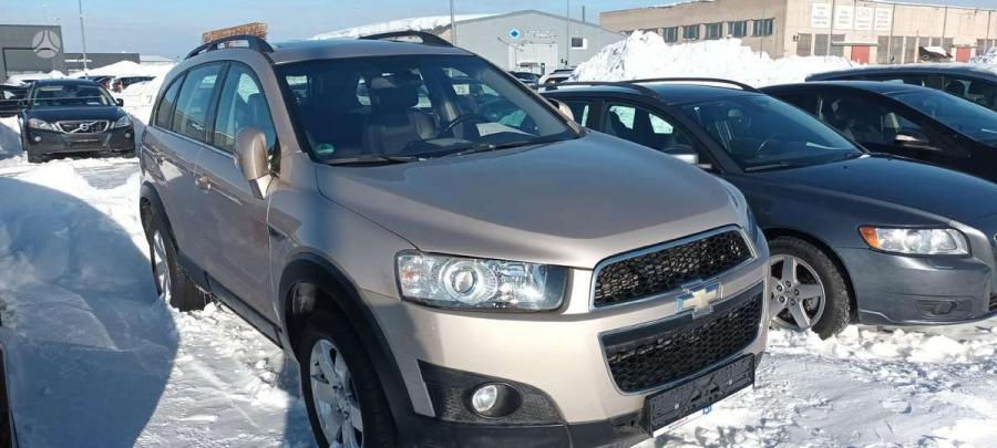Dzeltens Chevrolet Captiva 2013 Šauļi, ar dzinēja tilpumu 2.20 L un nobraukumu 180 tūkst. km par 5550 €, foto 1 vietnē AUTOMOTO.COM.LV