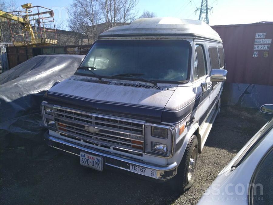 Balts Chevrolet chevy-van 1991 Liepāja, ar dzinēja tilpumu 6.20 L un nobraukumu 0 tūkst. km par 3000 €, foto 1 vietnē AUTOMOTO.COM.LV