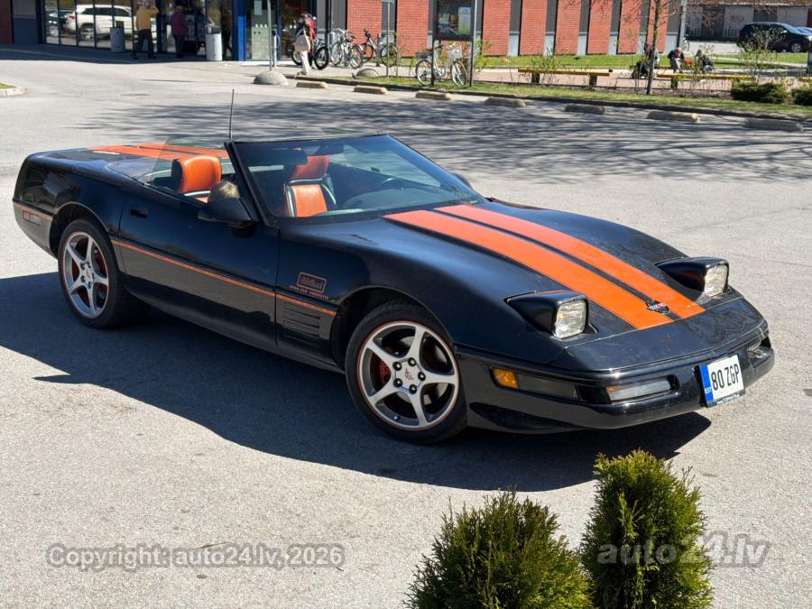 Melns Chevrolet Corvette 1991 Tallina, ar dzinēja tilpumu 5.70 L un nobraukumu 0 tūkst. km par 8200 €, foto 1 vietnē AUTOMOTO.COM.LV