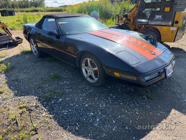 Chevrolet Corvette 1991 Tallina vietnē Melns Chevrolet Corvette 1991 Tallina, ar dzinēja tilpumu 5.70 L un nobraukumu 0 tūkst. km par 8200 €, foto 3 vietnē AUTOMOTO.COM.LV