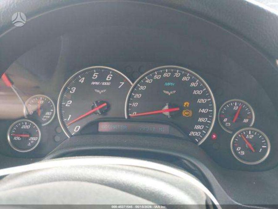 Black Chevrolet Corvette 2005 in Klaipeda, with an engine capacity of 6.00 L and mileage of 125 thousand km for 9300 €, photo 18 on AUTOMOTO.COM.LV