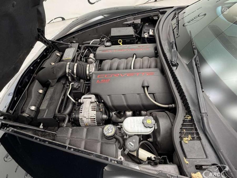 Black Chevrolet Corvette 2006 in Vilnius, with an engine capacity of 5.97 L and mileage of 223 thousand km for 22500 €, photo 28 on AUTOMOTO.COM.LV