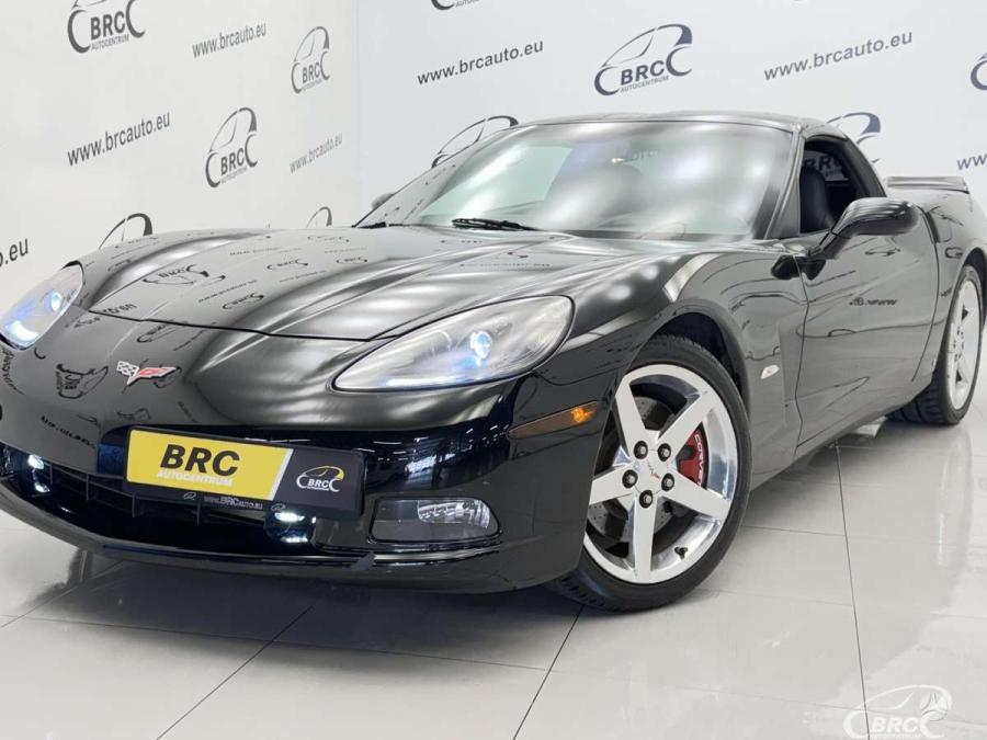 Black Chevrolet Corvette 2006 in Vilnius, with an engine capacity of 5.97 L and mileage of 223 thousand km for 22500 €, photo 32 on AUTOMOTO.COM.LV