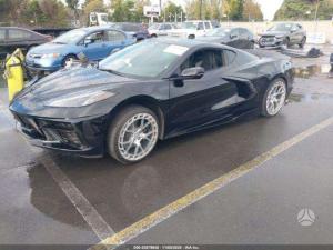 Black Chevrolet Corvette 2024 in Klaipeda, with an engine capacity of 6.20 L and mileage of 1 thousand km for 25100 €, photo 2 on AUTOMOTO.COM.LV