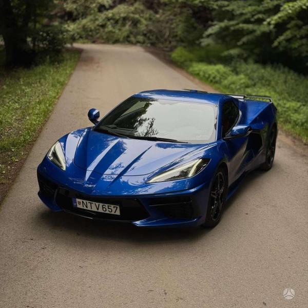 Blue Chevrolet Corvette 2020 in Vilnius, with an engine capacity of 6.16 L and mileage of 44 thousand km for 85000 €, photo 3 on AUTOMOTO.COM.LV