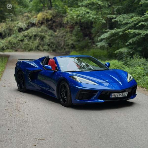Blue Chevrolet Corvette 2020 in Vilnius, with an engine capacity of 6.16 L and mileage of 44 thousand km for 85000 €, photo 4 on AUTOMOTO.COM.LV