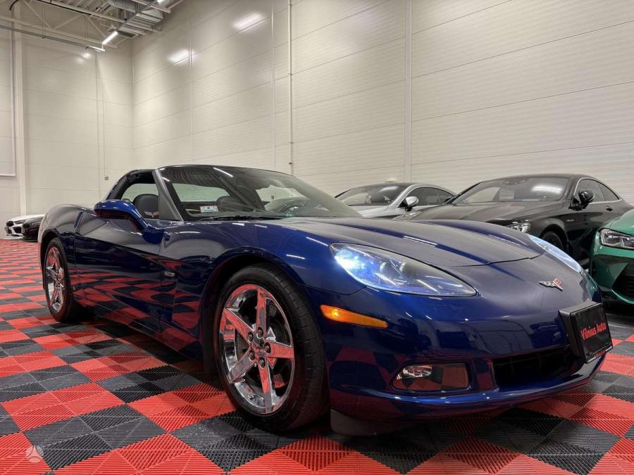 Blue Chevrolet Corvette 2007 in Vilnius, with an engine capacity of 5.97 L and mileage of 64 thousand km for 28999 €, photo 4 on AUTOMOTO.COM.LV