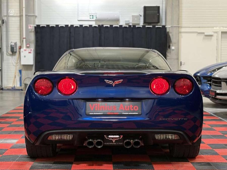 Blue Chevrolet Corvette 2007 in Vilnius, with an engine capacity of 5.97 L and mileage of 64 thousand km for 28999 €, photo 6 on AUTOMOTO.COM.LV