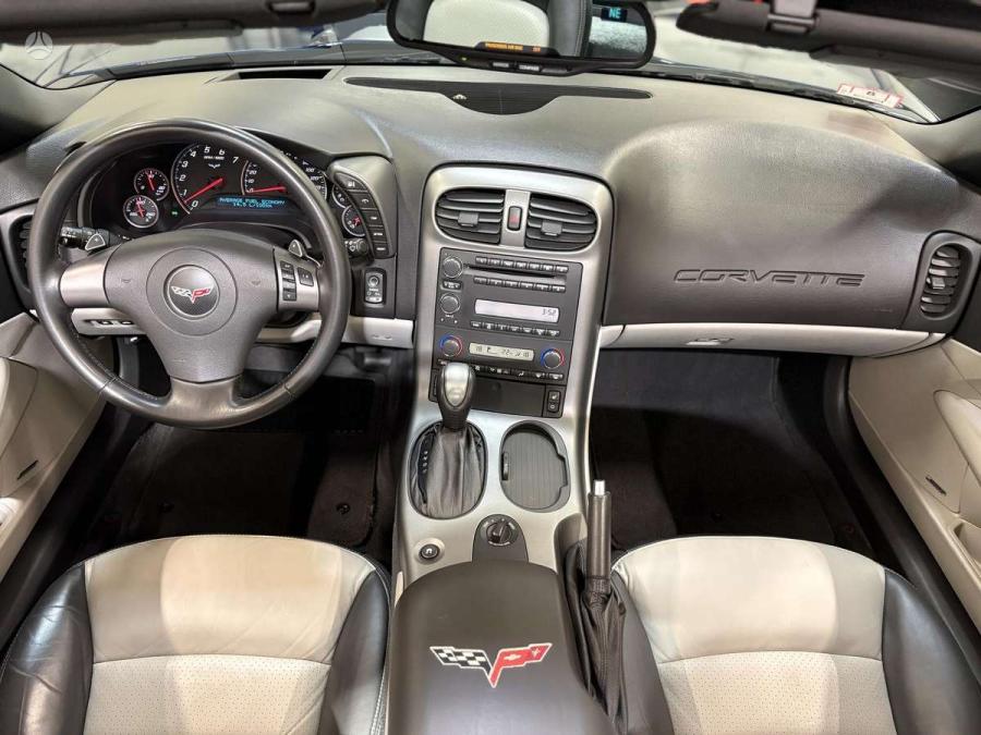 Blue Chevrolet Corvette 2007 in Vilnius, with an engine capacity of 5.97 L and mileage of 64 thousand km for 28999 €, photo 20 on AUTOMOTO.COM.LV