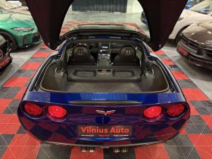 Blue Chevrolet Corvette 2007 in Vilnius, with an engine capacity of 5.97 L and mileage of 64 thousand km for 28999 €, photo 28 on AUTOMOTO.COM.LV