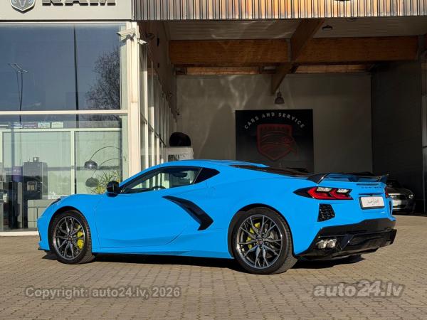 Blue Chevrolet Corvette 2025 in Tallinn, with an engine capacity of 6.20 L and mileage of 0 thousand km for 113900 €, photo 10 on AUTOMOTO.COM.LV