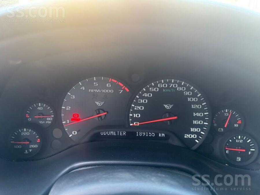 Шевроле Корвет 2000 в Елгава, объемом двигателя 5.70 л и пробегом 189 тыс. км за 19900 €, фото 12 на AUTOMOTO.COM.LV