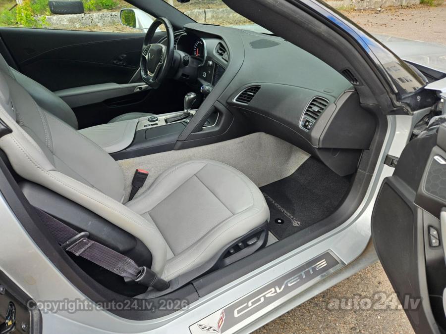 Grey Chevrolet Corvette 2016 in Tallinn, with an engine capacity of 6.20 L and mileage of 75 thousand km for 39000 €, photo 13 on AUTOMOTO.COM.LV