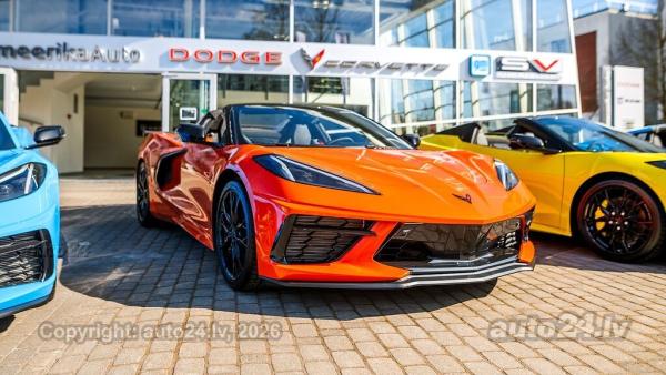 Oranžs Chevrolet Corvette 2026 Tallina, ar dzinēja tilpumu 6.20 L un nobraukumu 39 tūkst. km par 143900 €, foto 1 vietnē AUTOMOTO.COM.LV