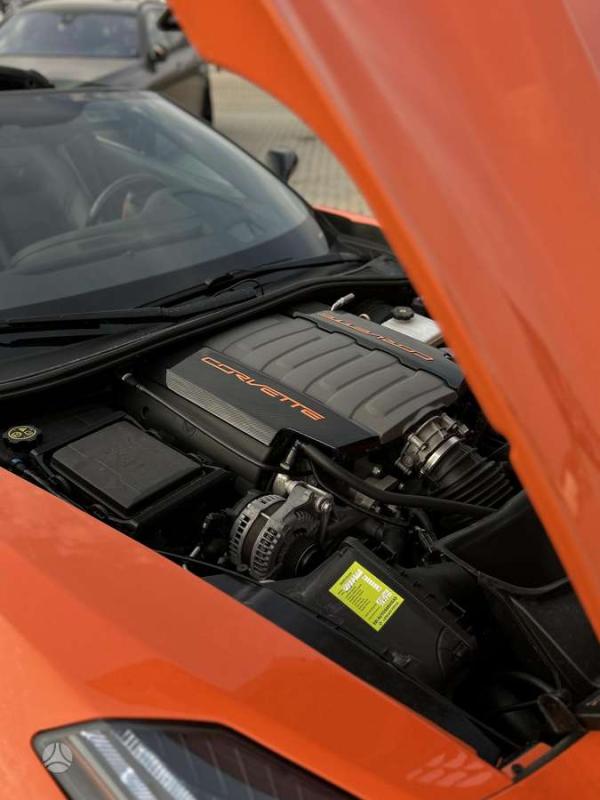 Oranžs Chevrolet Corvette 2015 Kauņa, ar dzinēja tilpumu 6.16 L un nobraukumu 65 tūkst. km par 47300 €, foto 6 vietnē AUTOMOTO.COM.LV