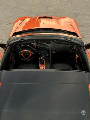 Orange Chevrolet Corvette 2015 in Kaunas, with an engine capacity of 6.16 L and mileage of 65 thousand km for 47300 €, photo 14 on AUTOMOTO.COM.LV