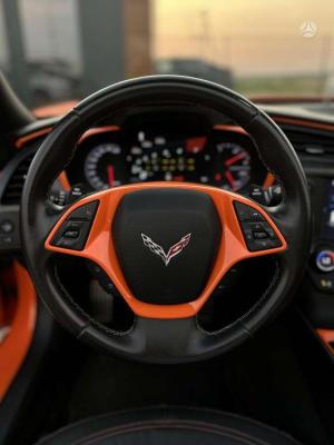 Orange Chevrolet Corvette 2015 in Kaunas, with an engine capacity of 6.16 L and mileage of 65 thousand km for 47300 €, photo 20 on AUTOMOTO.COM.LV