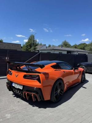 Orange Chevrolet Corvette 2016 in Vilnius, with an engine capacity of 6.20 L and mileage of 60 thousand km for 55000 €, photo 4 on AUTOMOTO.COM.LV