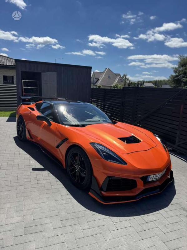 Orange Chevrolet Corvette 2016 in Vilnius, with an engine capacity of 6.20 L and mileage of 60 thousand km for 55000 €, photo 6 on AUTOMOTO.COM.LV