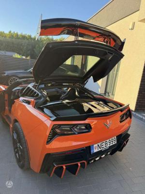 Orange Chevrolet Corvette 2016 in Vilnius, with an engine capacity of 6.20 L and mileage of 60 thousand km for 55000 €, photo 12 on AUTOMOTO.COM.LV