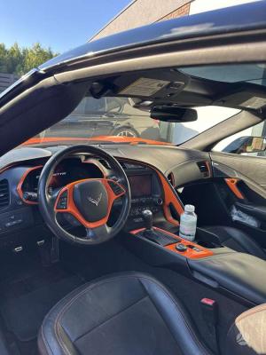 Orange Chevrolet Corvette 2016 in Vilnius, with an engine capacity of 6.20 L and mileage of 60 thousand km for 55000 €, photo 14 on AUTOMOTO.COM.LV