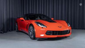 Orange Chevrolet Corvette 2019 in Vilnius, with an engine capacity of 6.20 L and mileage of 50 thousand km for 46999 €, photo 4 on AUTOMOTO.COM.LV