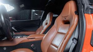 Orange Chevrolet Corvette 2019 in Vilnius, with an engine capacity of 6.20 L and mileage of 50 thousand km for 46999 €, photo 15 on AUTOMOTO.COM.LV