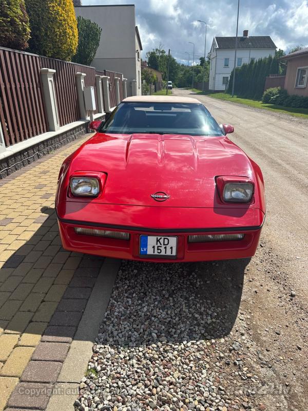 Red Chevrolet Corvette 1988 in Riga, with an engine capacity of 0.25 L and mileage of 62 thousand km for 16000 €, photo 2 on AUTOMOTO.COM.LV