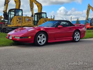 Sarkans Chevrolet Corvette 1991 Tallina, ar dzinēja tilpumu 5.70 L un nobraukumu 0 tūkst. km par 9500 €, foto  vietnē AUTOMOTO.COM.LV