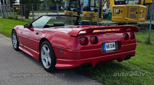 Red Chevrolet Corvette 1991 in Tallinn, with an engine capacity of 5.70 L and mileage of 0 thousand km for 9500 €, photo 2 on AUTOMOTO.COM.LV