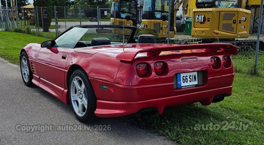 Red Chevrolet Corvette 1991 in Tallinn, with an engine capacity of 5.70 L and mileage of 0 thousand km for 9500 €, photo 2 on AUTOMOTO.COM.LV