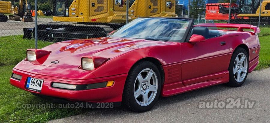Red Chevrolet Corvette 1991 in Tallinn, with an engine capacity of 5.70 L and mileage of 0 thousand km for 9500 €, photo 4 on AUTOMOTO.COM.LV