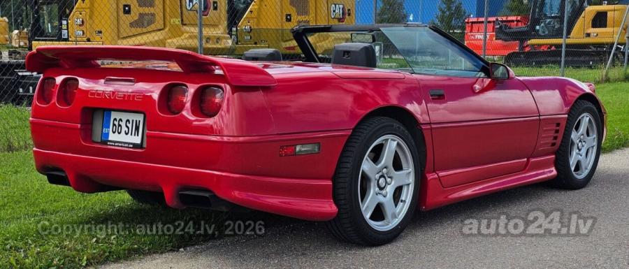 Red Chevrolet Corvette 1991 in Tallinn, with an engine capacity of 5.70 L and mileage of 0 thousand km for 9500 €, photo 6 on AUTOMOTO.COM.LV