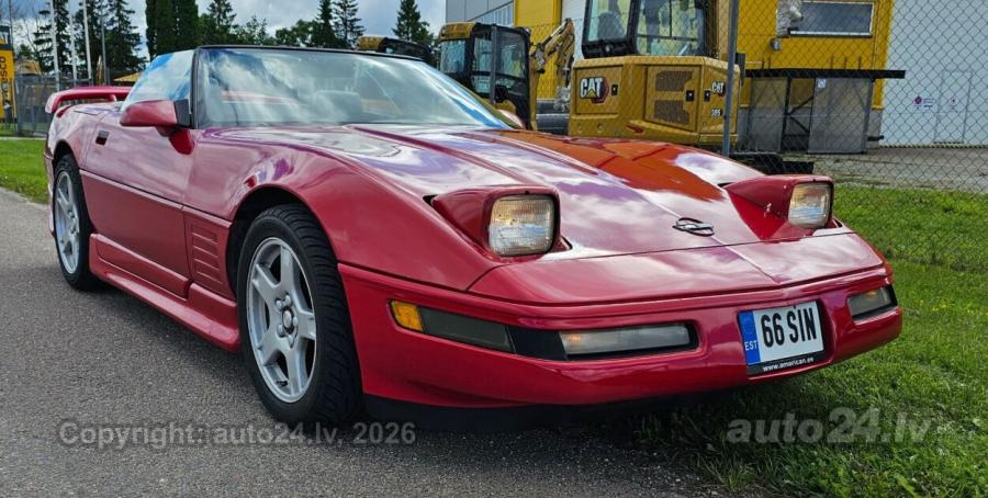 Red Chevrolet Corvette 1991 in Tallinn, with an engine capacity of 5.70 L and mileage of 0 thousand km for 9500 €, photo 8 on AUTOMOTO.COM.LV