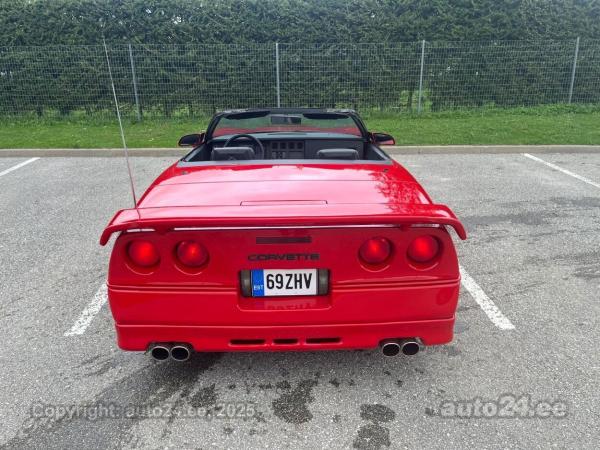Red Chevrolet Corvette 1992 in Tallinn, with an engine capacity of 5.70 L and mileage of 75 thousand km for 15000 €, photo 3 on AUTOMOTO.COM.LV