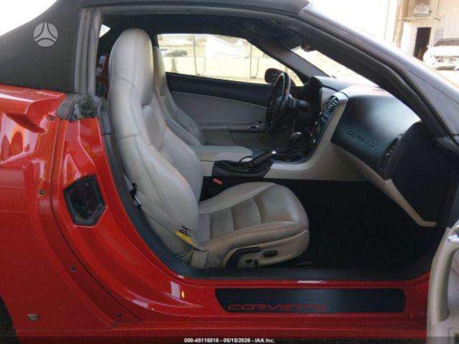 Red Chevrolet Corvette 2006 in Klaipeda, with an engine capacity of 6.00 L and mileage of 160 thousand km for 6500 €, photo 6 on AUTOMOTO.COM.LV
