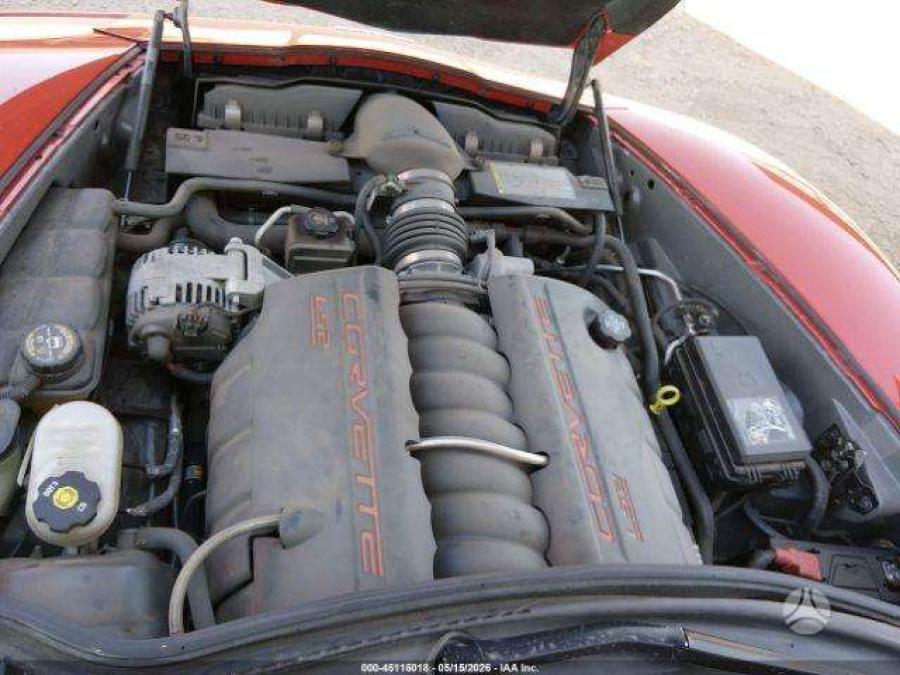 Red Chevrolet Corvette 2006 in Klaipeda, with an engine capacity of 6.00 L and mileage of 160 thousand km for 6500 €, photo 11 on AUTOMOTO.COM.LV