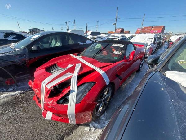 Sarkans Chevrolet Corvette 2014 Ukmergė, ar dzinēja tilpumu 6.20 L un nobraukumu 92 tūkst. km par 19990 €, foto 11 vietnē AUTOMOTO.COM.LV