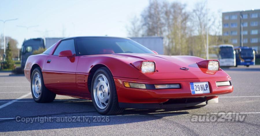 Red Chevrolet Corvette 1994 in Tallinn, with an engine capacity of 5.70 L and mileage of 52 thousand km for 21800 €, photo 15 on AUTOMOTO.COM.LV