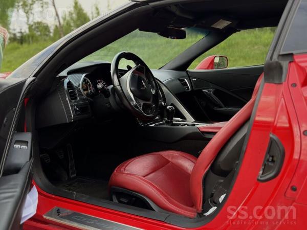 Red Chevrolet Corvette 2015 in Talsi, with an engine capacity of 6.20 L and mileage of 149 thousand km for 41000 €, photo 8 on AUTOMOTO.COM.LV