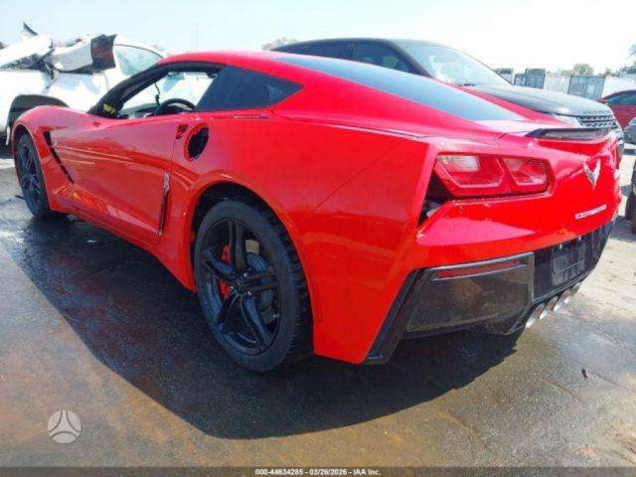 Red Chevrolet Corvette 2017 in Klaipeda, with an engine capacity of 6.20 L and mileage of 41 thousand km for 20200 €, photo 4 on AUTOMOTO.COM.LV