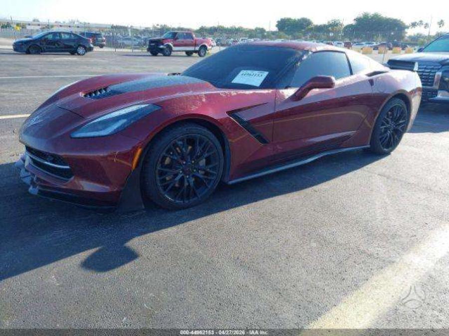 Red Chevrolet Corvette 2017 in Klaipeda, with an engine capacity of 6.16 L and mileage of 121 thousand km for 19000 €, photo 3 on AUTOMOTO.COM.LV