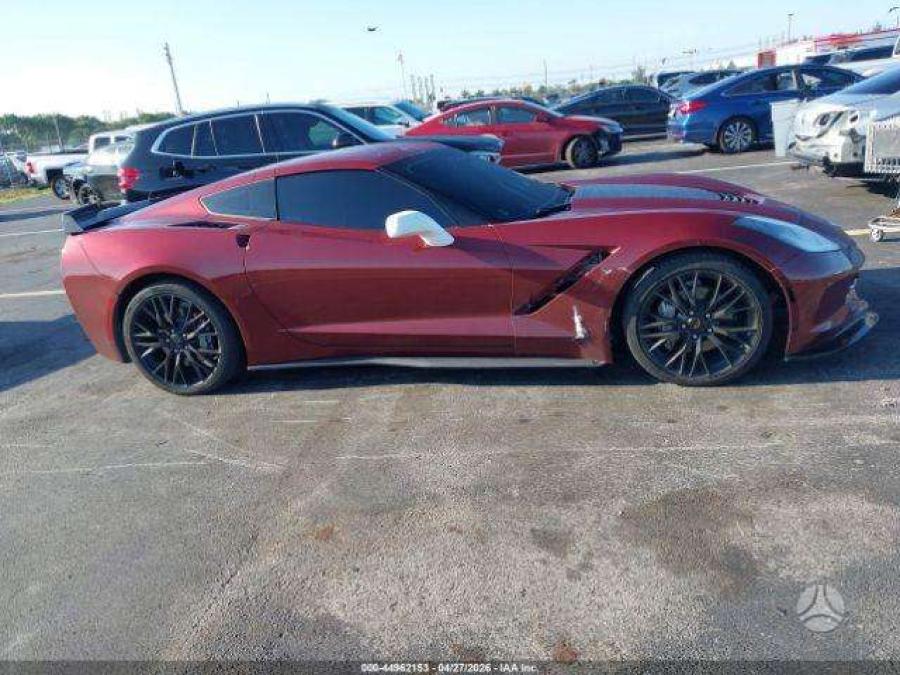 Red Chevrolet Corvette 2017 in Klaipeda, with an engine capacity of 6.16 L and mileage of 121 thousand km for 19000 €, photo 8 on AUTOMOTO.COM.LV