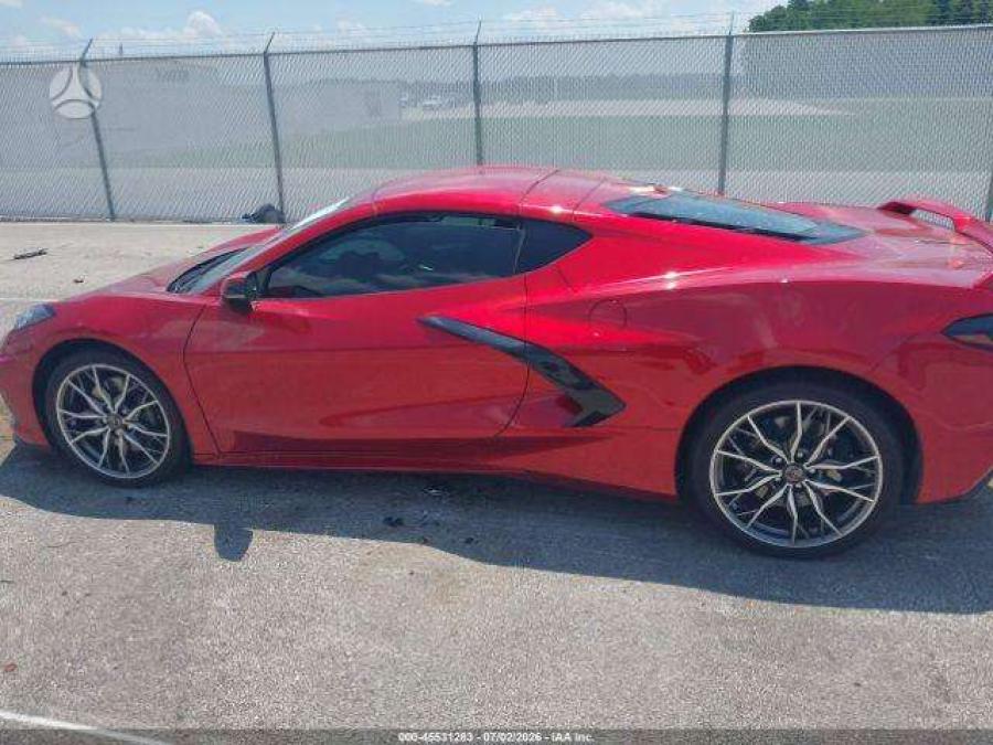 Sarkans Chevrolet Corvette 2024 Klaipėda, ar dzinēja tilpumu 6.20 L un nobraukumu 0 tūkst. km par 23000 €, foto 3 vietnē AUTOMOTO.COM.LV