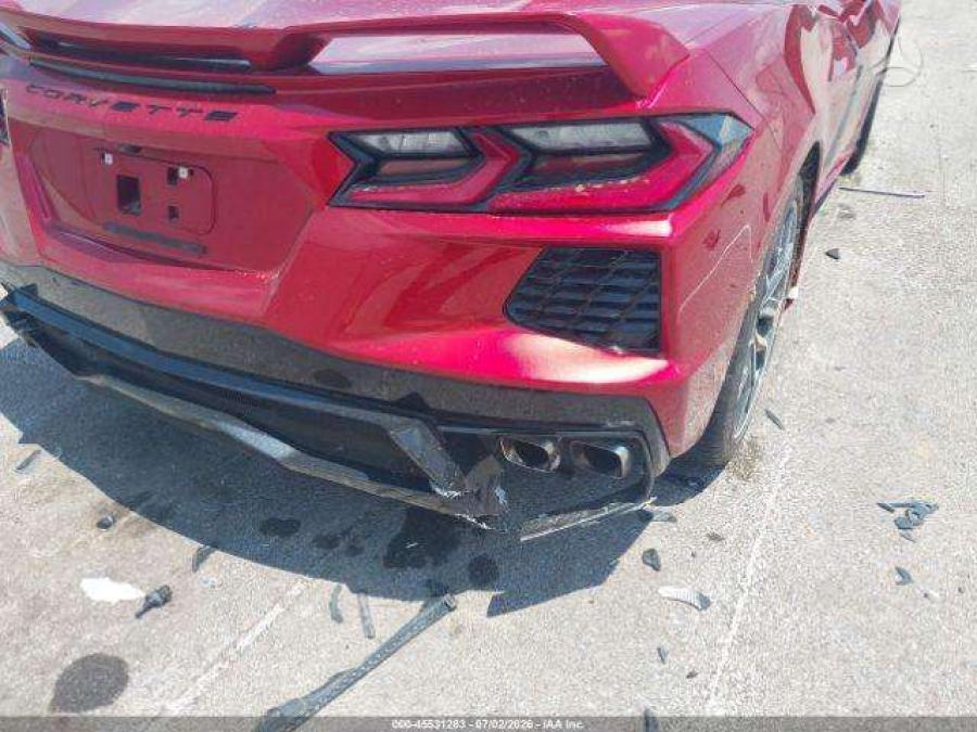 Sarkans Chevrolet Corvette 2024 Klaipėda, ar dzinēja tilpumu 6.20 L un nobraukumu 0 tūkst. km par 23000 €, foto 10 vietnē AUTOMOTO.COM.LV