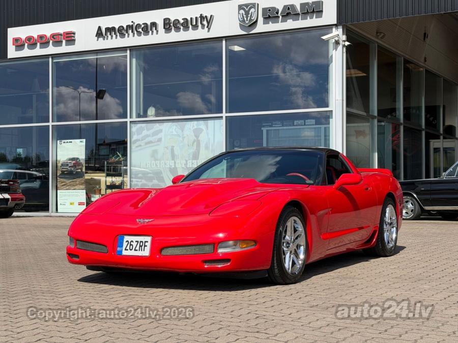Red Chevrolet Corvette 2000 in Tallinn, with an engine capacity of 5.70 L and mileage of 48 thousand km for 27900 €, photo 1 on AUTOMOTO.COM.LV